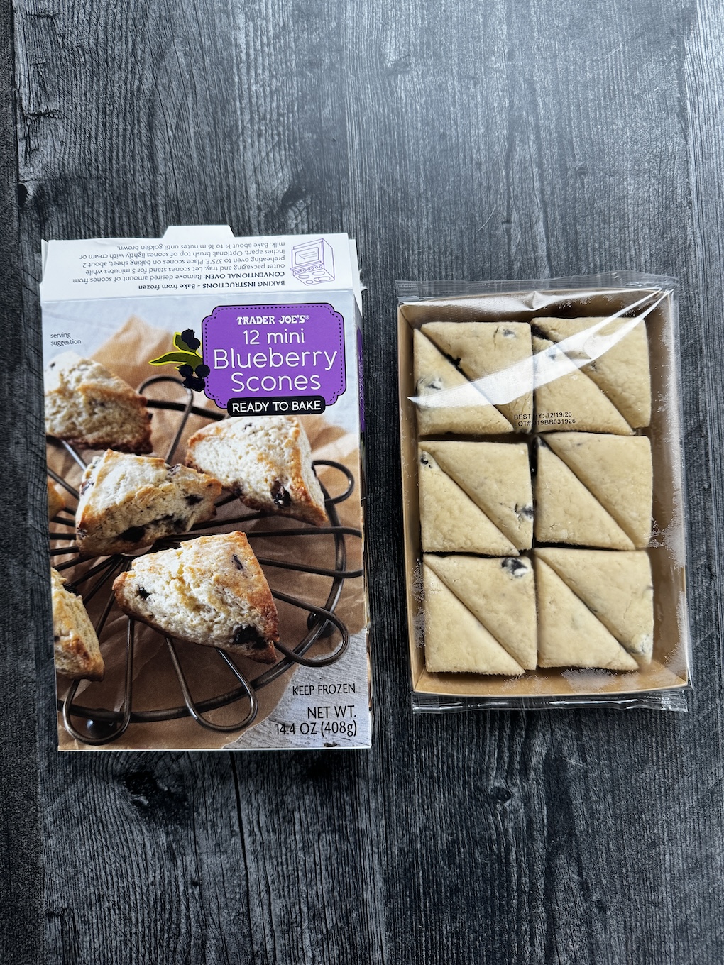 We Tried Trader Joe's Mini Blueberry Scones - DailyWaffle