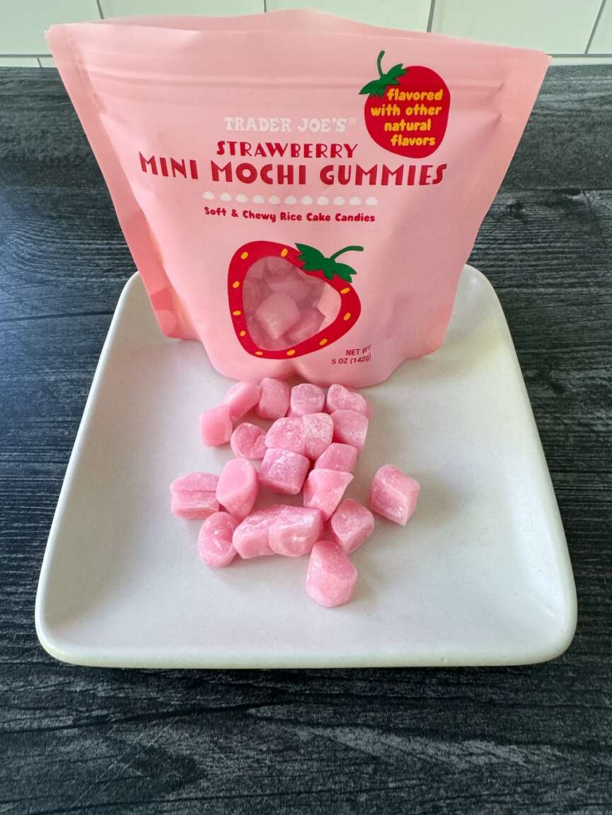 We Tried Trader Joe's Strawberry Mochi Gummies - DailyWaffle